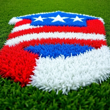 Custom Logo Turf | USA-Made Synthetic Grass Branding